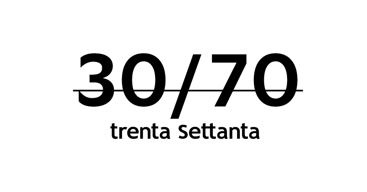 30/70|トレンタセッタンタ – トレンタセッタンタECストア 30/70|トレンタセッタンタ – トレンタセッタンタECストア